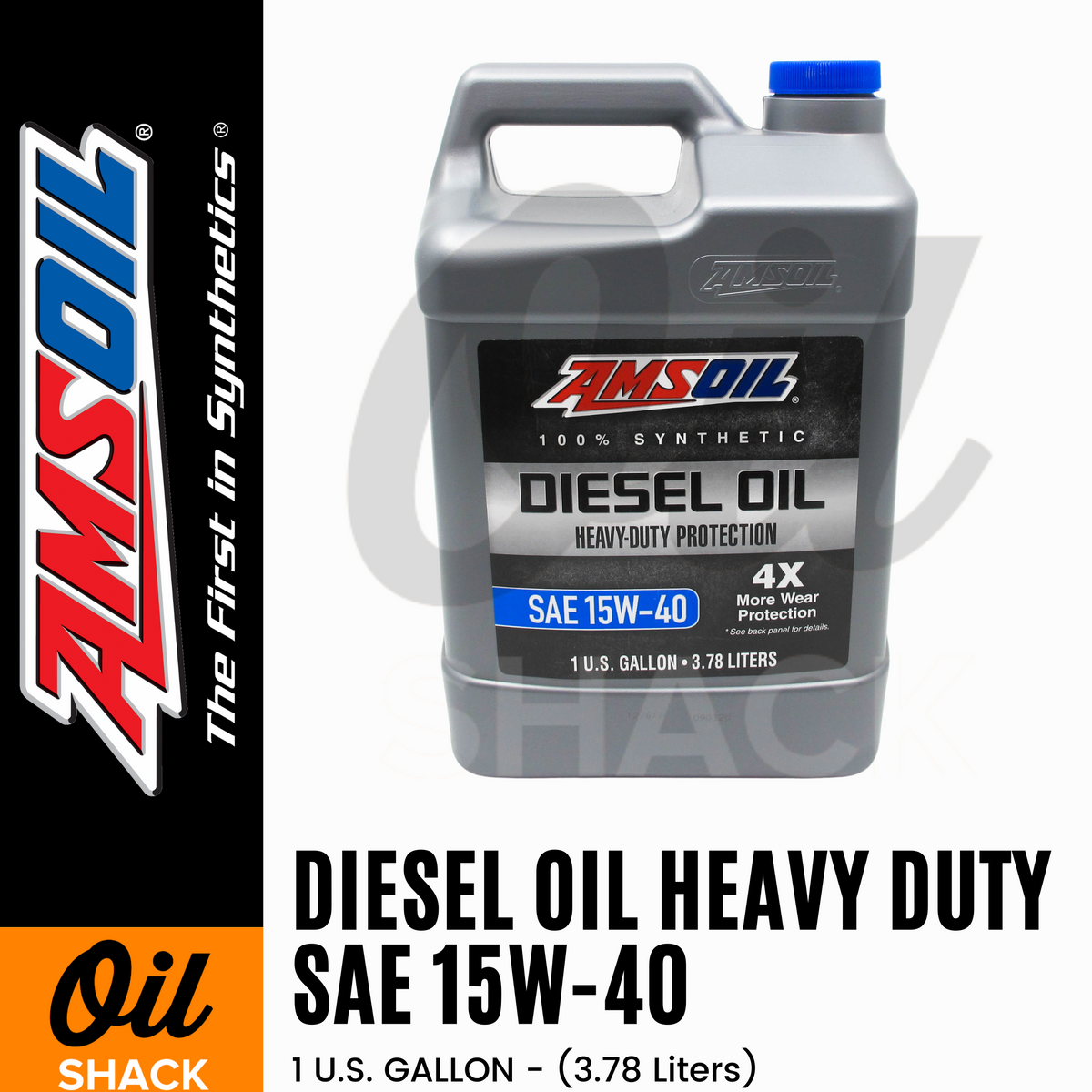 AMSOIL 15W40 DIESEL HEAVY DUTY ENGINE OIL FULLY SYNTHETIC (1 GALLON ...