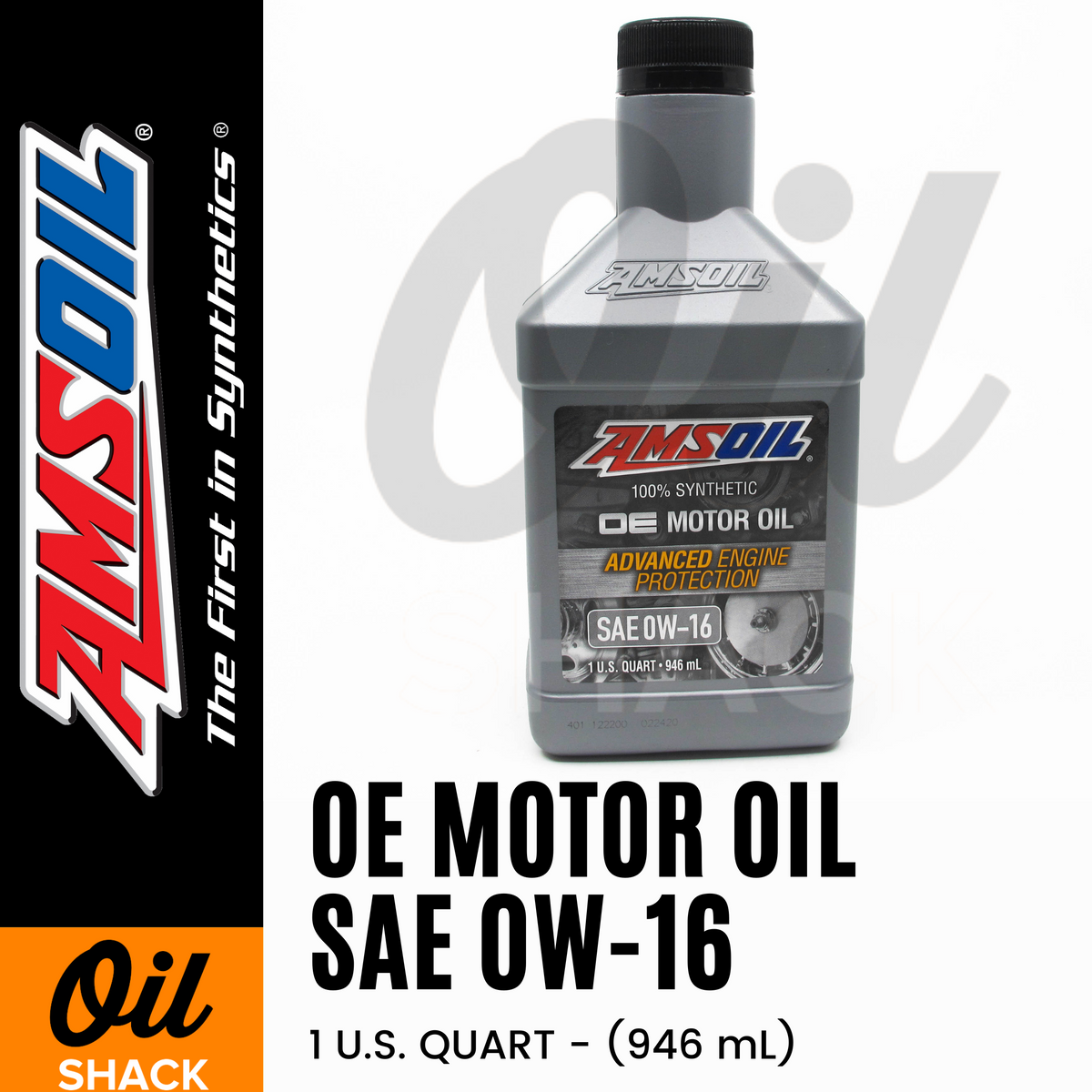 AMSOIL 0W16 OE SERIES ENGINE OIL FULLY SYNTHETIC (1 QUART) – Oil Shack