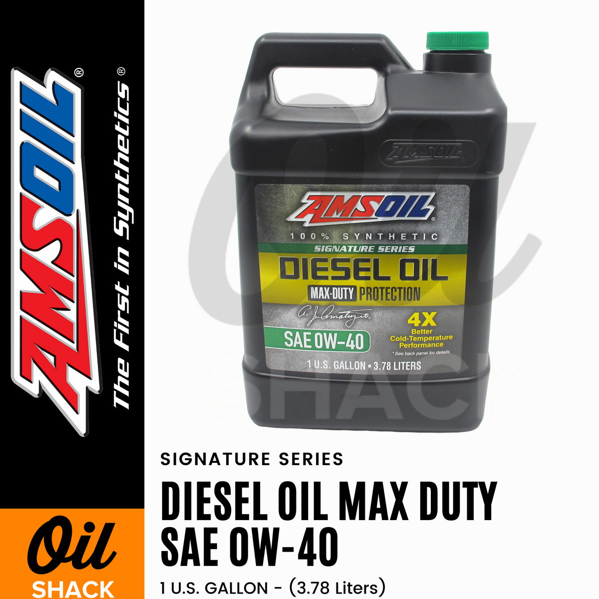 AMSOIL 0W40 DIESEL MAX DUTY ENGINE OIL FULLY SYNTHETIC (1 GALLON) – Oil ...